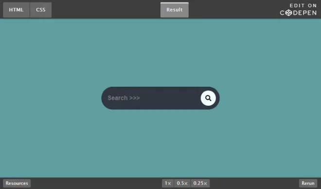 60+ CSS 搜索框代码 codepen 示例 – WEB骇客
